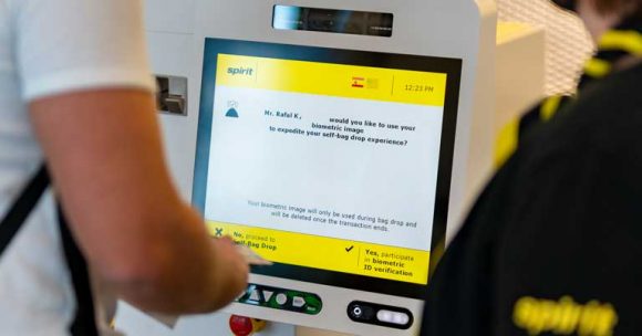 Spirit Airlines rolls out biometric check in at US airports