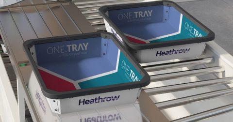 Heathrow Airport trials antibacterial security trays