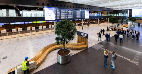 Vilnius Airport completes construction of new departures terminal
